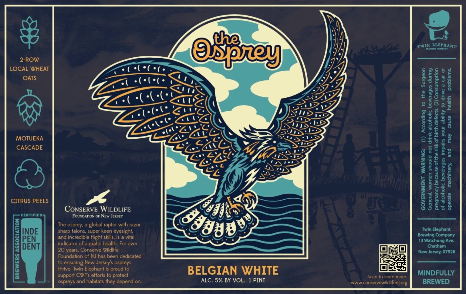 Brewing Partnerships: The Osprey - Conserve Wildlife Foundation of NJ